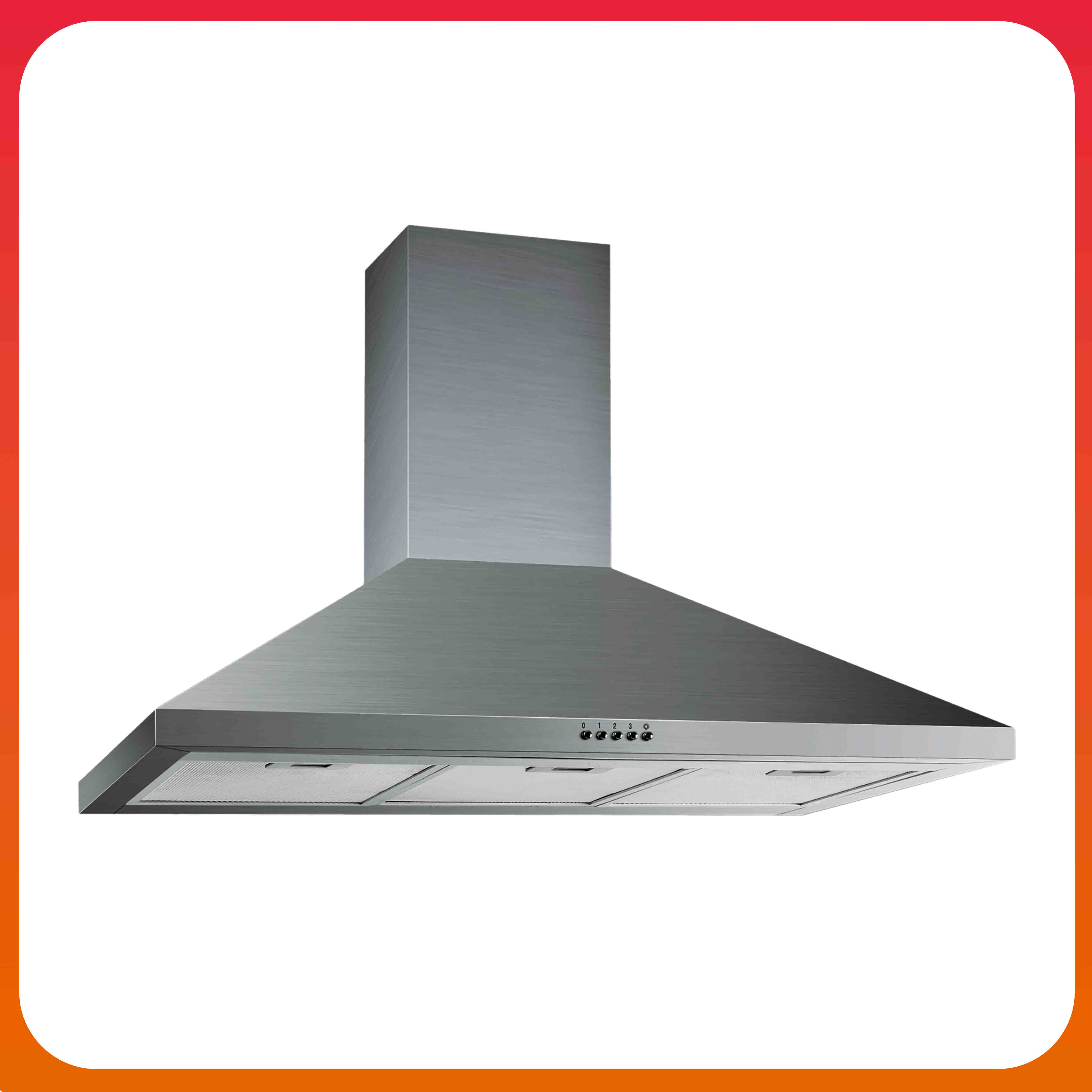 EUROair 90cm Wall Mount Cooker Hood – Flame